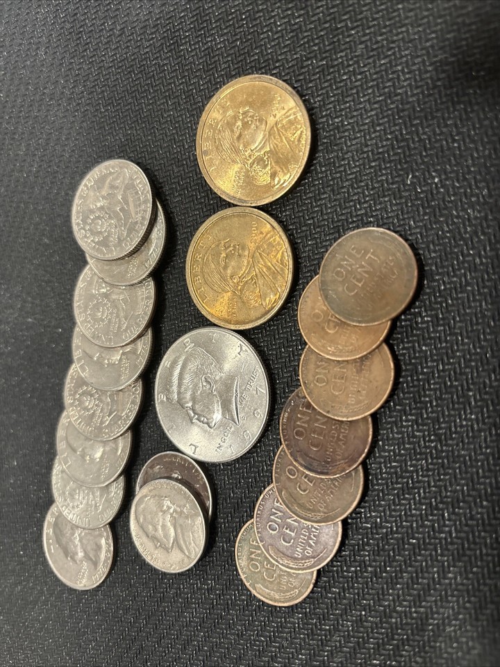 COIN COLLECTING STARTER PACK! LOT OF 20 ANTIQUE NINETEEN HUNDREDS COINS ...