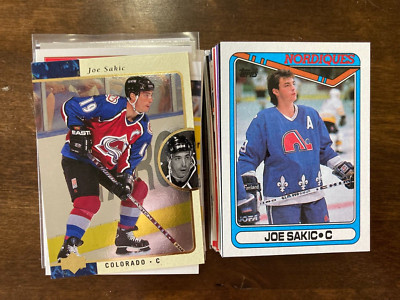 Joe Sakic Large Collection Lot of 136 Hockey Cards | eBay
