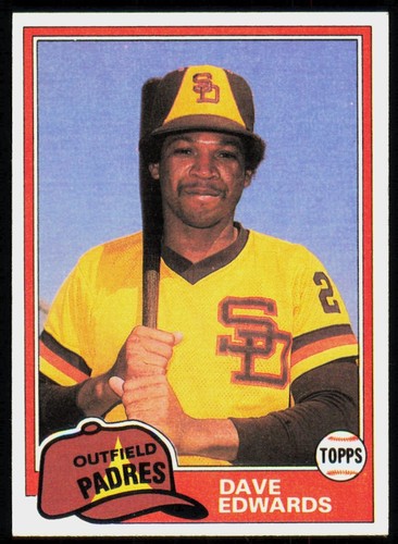 1981 Topps Traded Dave Edwards San Diego Padres #758 | eBay
