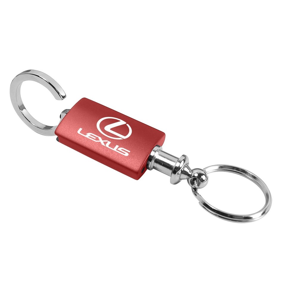 Lexus Red Aluminum Valet Key Chain | eBay