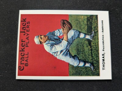 1915 Cracker Jack Reprint Baseball Card # 34 Ira Thomas - Philadelphia ...