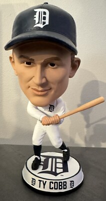Ty Cobb Detroit Tigers Home Jersey Bighead Bobblehead MLB Baseball #16 ...