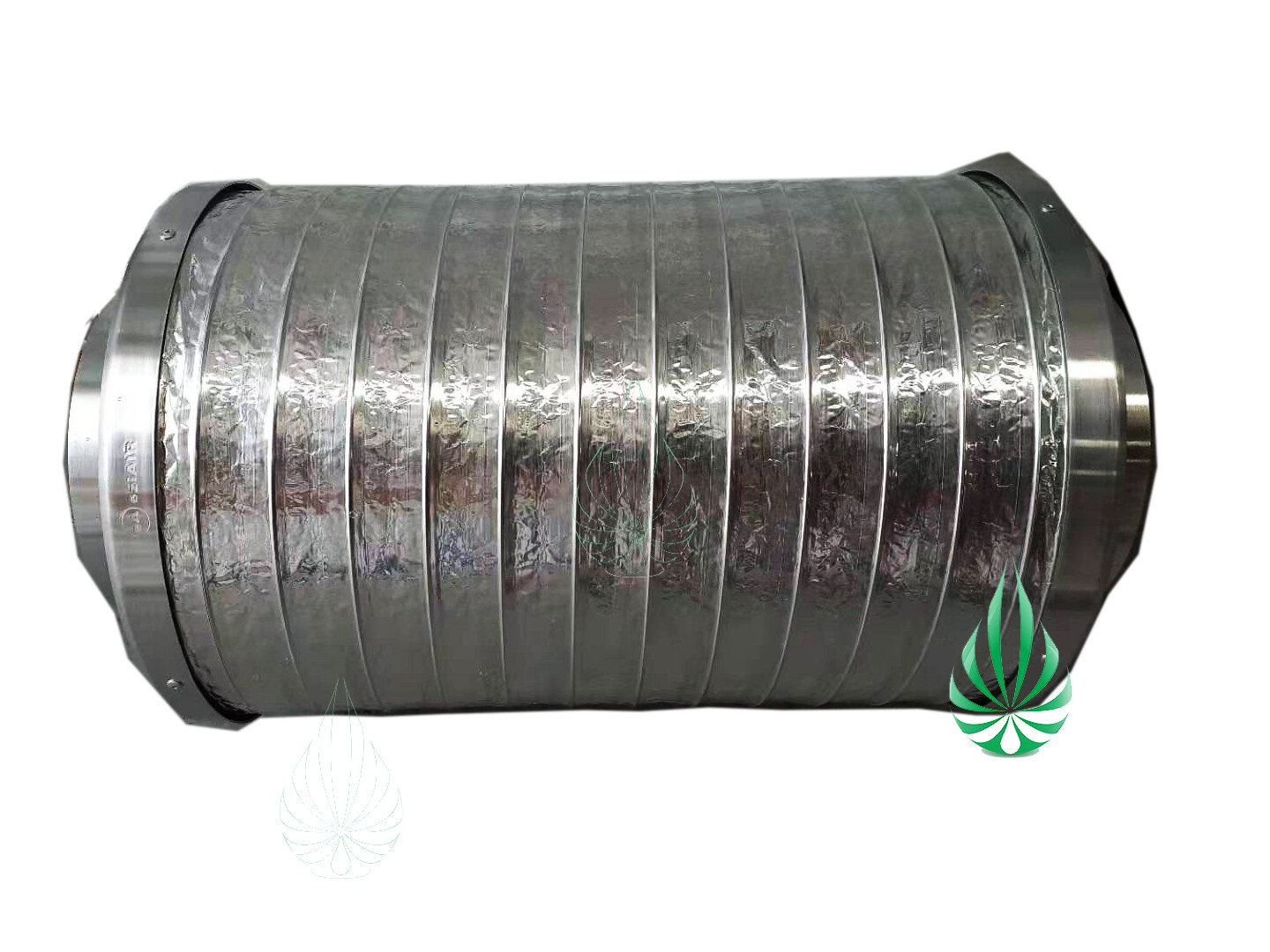 Ezi Air Hydroponic 8"200mm Inline Fan Exhaust Fan Silencer Muffler ...