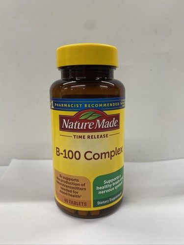 Nature Made Balanced Vitamin B-100 Complex 60 Tablets - Exp 04/25+ | eBay
