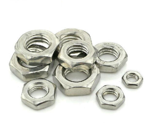 Fine Pitch M6 M8 M10 M12 M14 M16 M18 M20 304 Stainless Thin Hex Jam ...