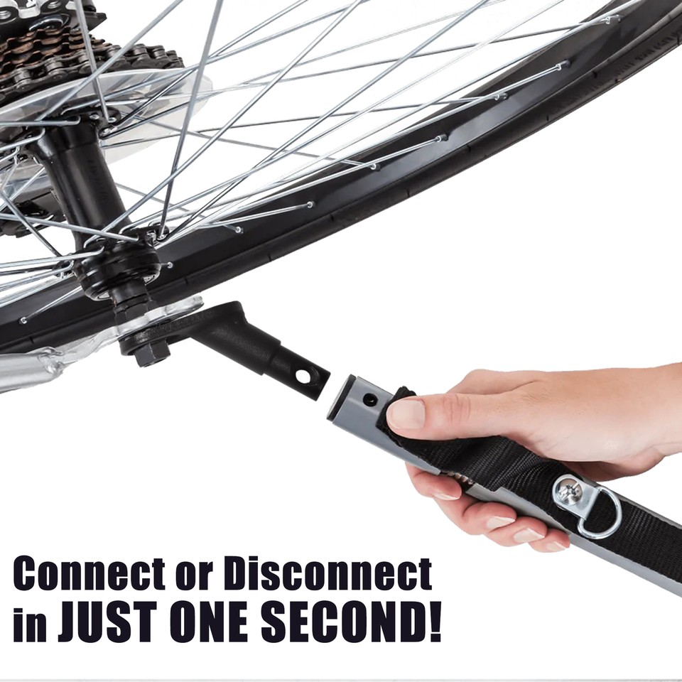 Anley Bike Trailer Coupler Hitch Connector - Bicycle Attachment Adapter ...