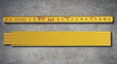 Zollstock - Meterstab - Gliedermaßstab aus Fiberglas 2m-HULTAFORS-90 ...