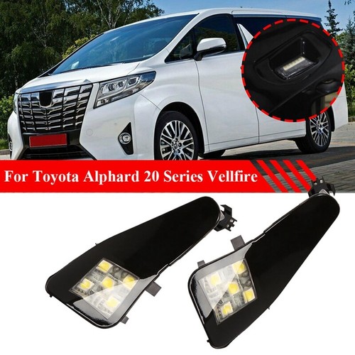 2PCS LED Rearview Puddle Light Under Side Welcome Lamp for Alphard 20 ...
