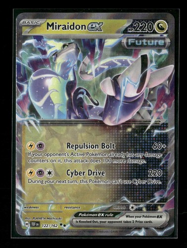 Miraidon ex 122/162 Temporal Forces DOUBLE RARE Holo Pokemon Card NM | eBay