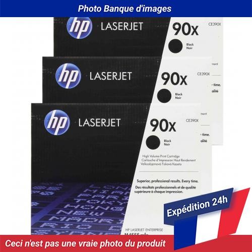 HP 90X Toner Black 3 Pack | eBay