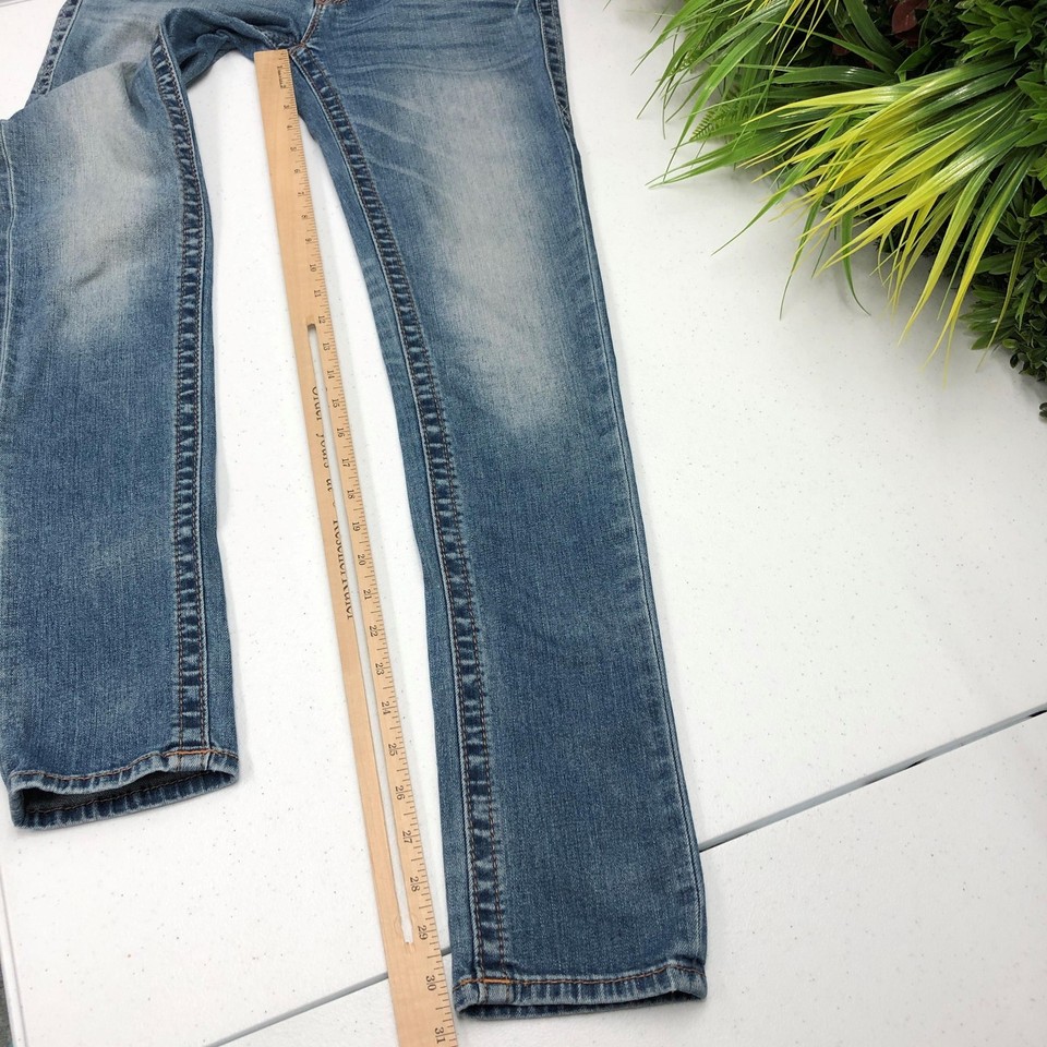 Rock Revival Jeans Womens 27 Blue Jessica Skinny Stretch Denim Pants ...