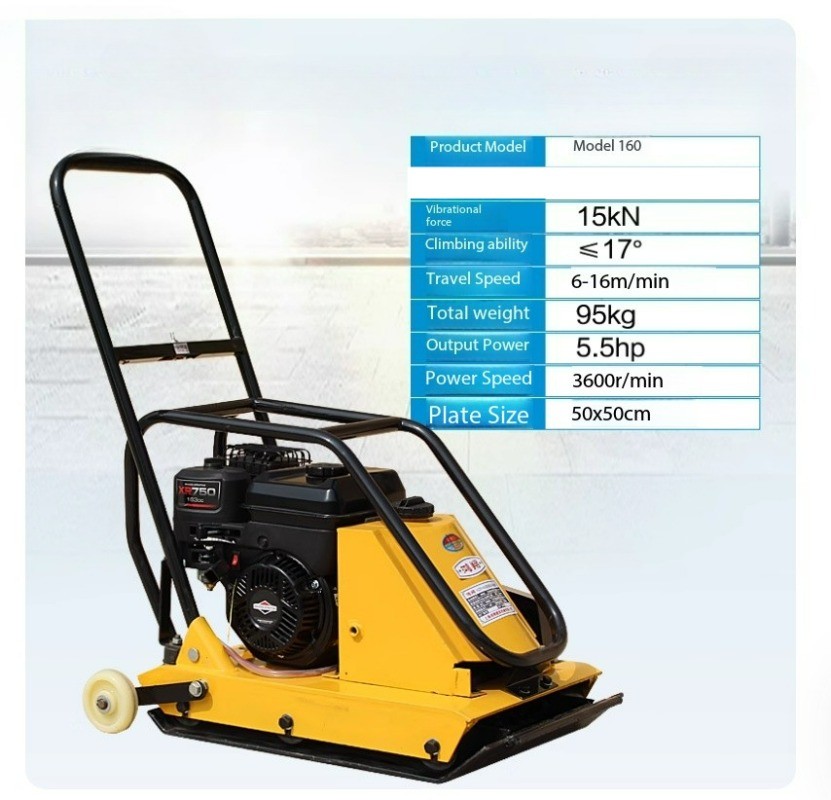 Gasoline-Powered Vibratory Plate Compactor Backfill Vibratory Plate ...