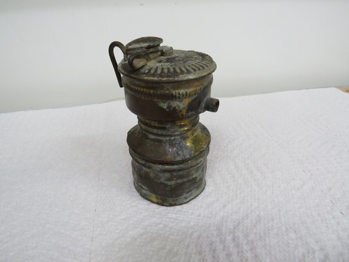Vintage Guys Dropper Brass Carbide Coal Miner’s Lamp Lantern Vintage ...