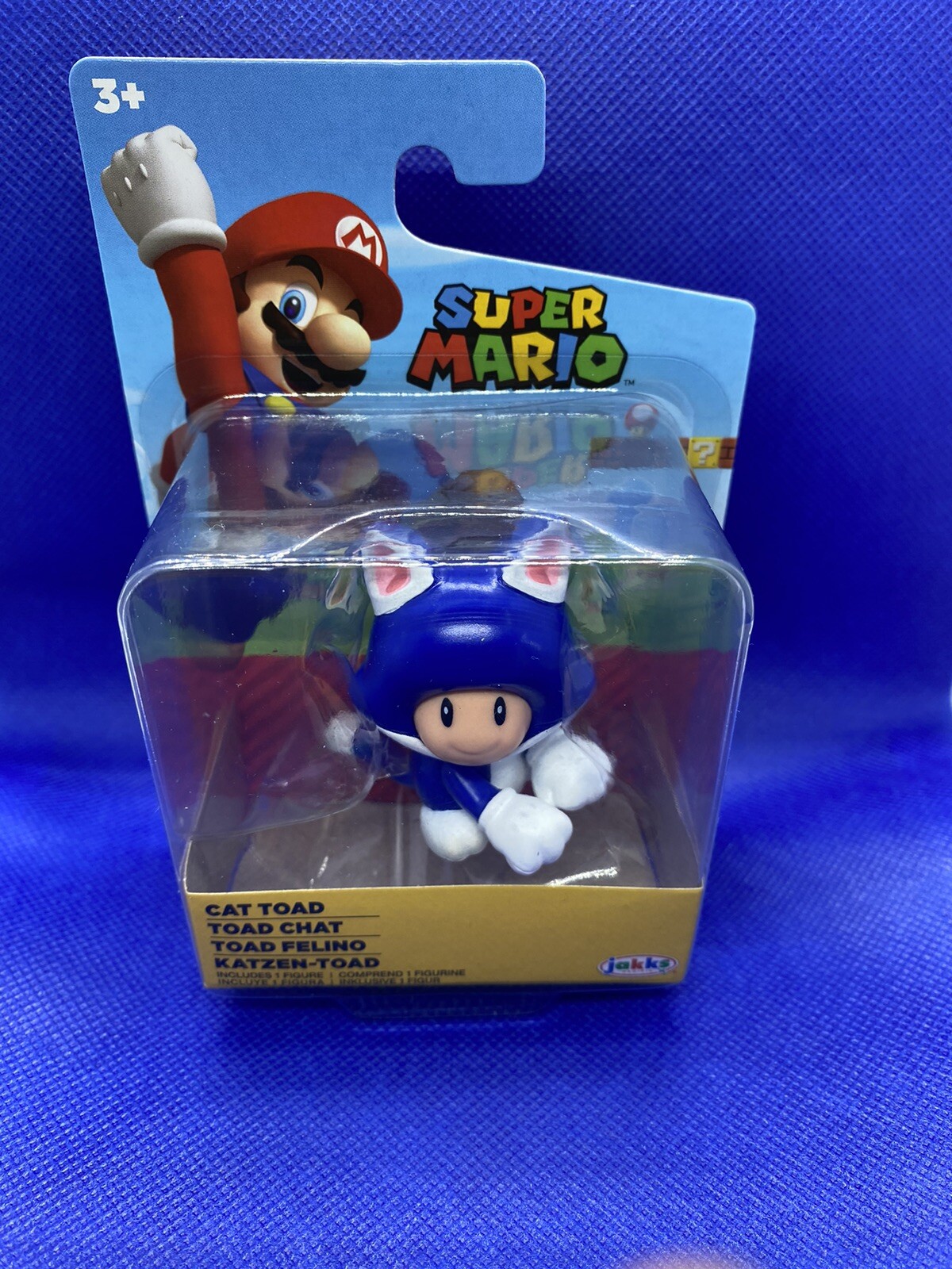 Jakks Pacific 2022 - BLUE CAT TOAD - Super Mario 2.5" Figure ...