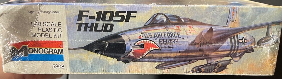 Monogram F-105F THUD 5808 1/48 FS NEW Model Kit ‘Sullys Hobbies’ | eBay