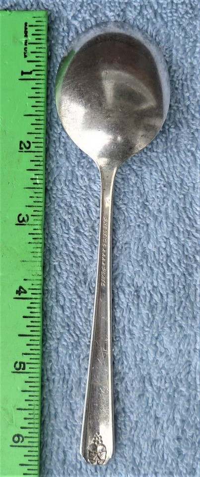 Prestige Plate Oneida Silverplate BORDEAUX pattern Round Soup Spoon ...