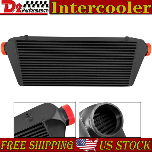 Aluminum Front Mount Universal Intercooler 880X332X100mm 3" 76mm Inlet ...