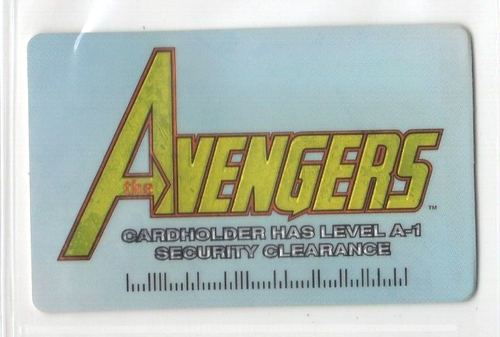 1997 Marvel The AVENGERS Priority Identicard PROMO card | eBay