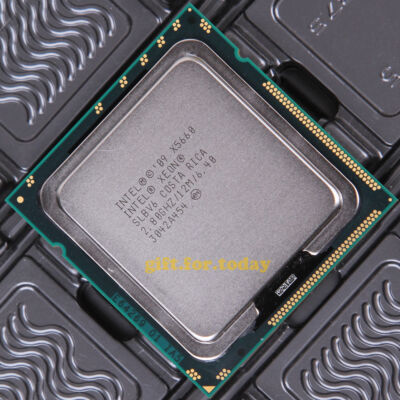 Intel Xeon X5660 SLBV6 2.8 GHz Six Core LGA 1366 Processor CPU ...