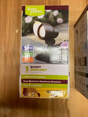 Better Homes & Gardens QuickFIT LED Spotlight 3 Watts 200 Lumens Brand ...