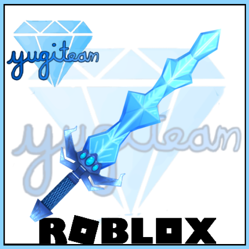 Ice Dragon Sword Roblox Murder Mystery 2 MM2 Ice Dragon Godly Knife