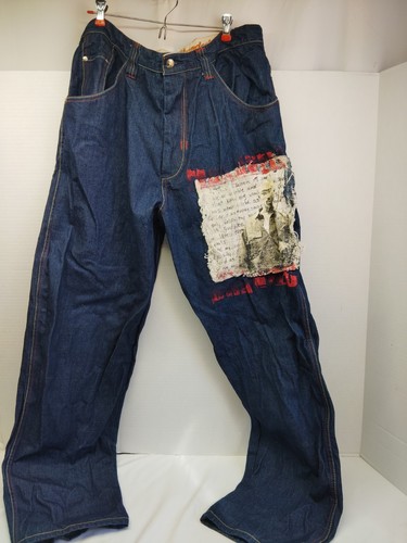 Vintage Makaveli Branded Tupac Shakur Jeans Pants 36x34 90s Y2K HIP HOP ...