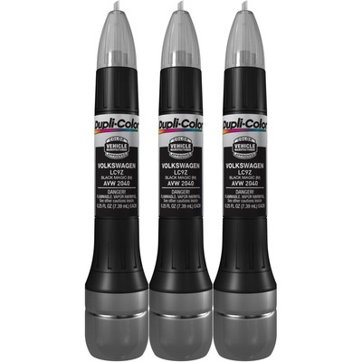 Duplicolor AVW2040 (3-Pack), Scratch Fix Paint Pen VW LC9Z, Metallic ...