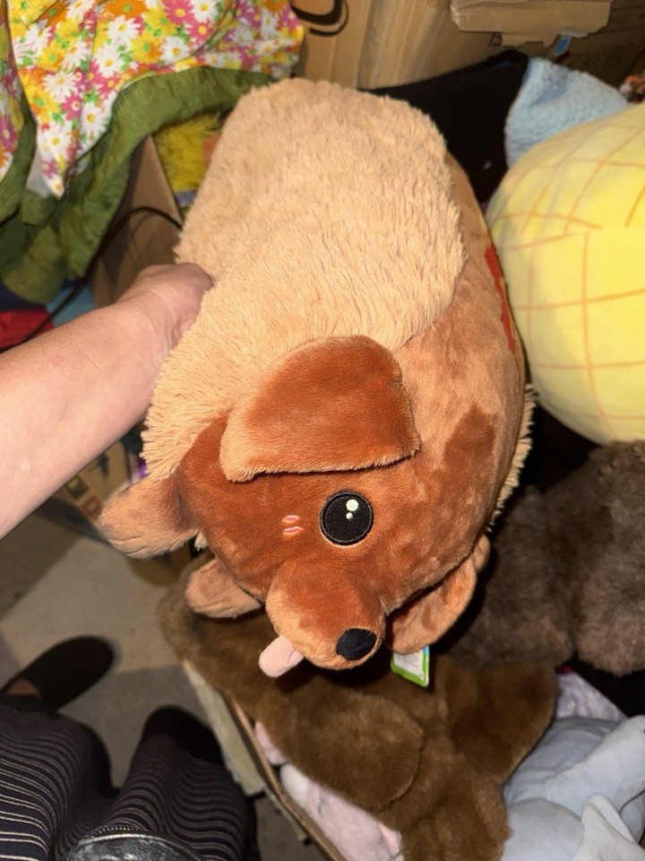 Squishable Wiener Hot Dog Dachshund Large Plush 20” Stuffed Animal Toy ...