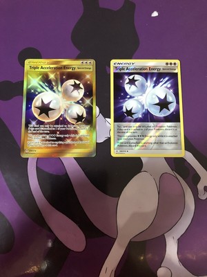 Triple Acceleration Energy 234/214 LP Pokemon Unbroken Bonds Sun Moon ...