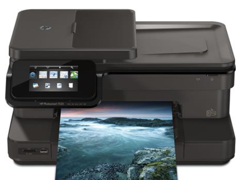 HP Photosmart 7525 E-All-in-One Printer: 4.3" CZ046A#1H3 PHYSICAL ...