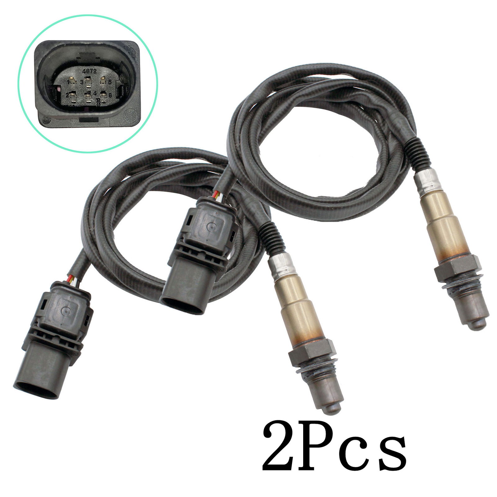 2Pcs Upstream Oxygen Sensor For Mini Cooper R55 R56 R57 1.6L 2007-10 ...