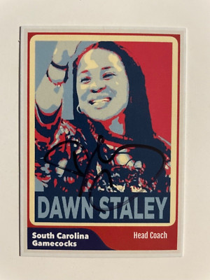 DAWN STALEY autograph SOUTH CAROLINA GAMECOCKS 3x Champion custom card ...