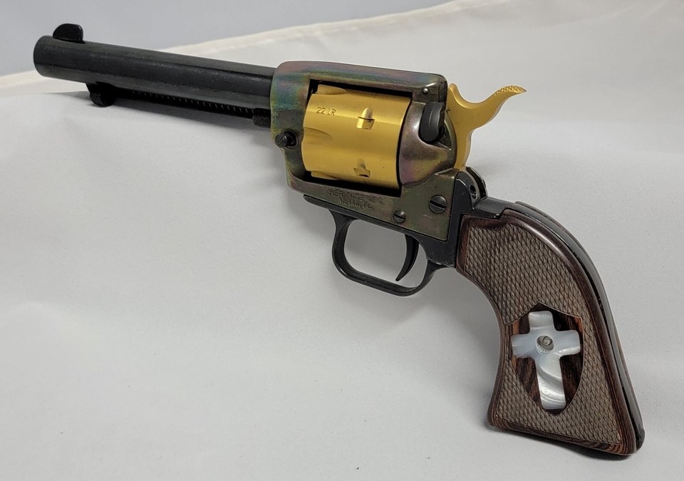 Heritage Arms Rough Rider GRIPS .22 & .22 MAG models Rosewood White ...