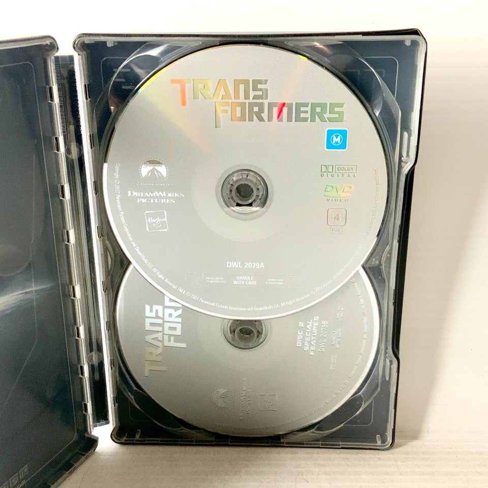 Transformers - 2 Disc Set - DVD Steelbook Edition - Tested & Working ...