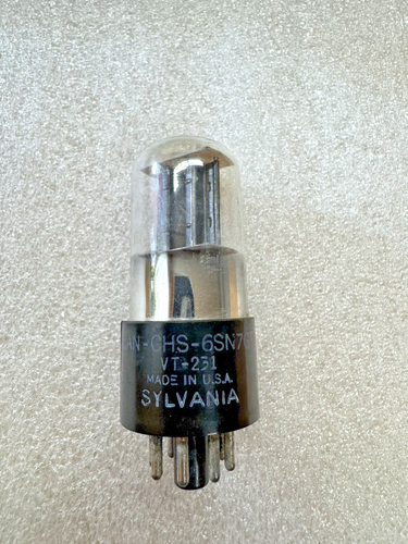 1944 SYLVANIA VT-231 JAN-CHS-6SN7GT Preamp Tube n2 | eBay