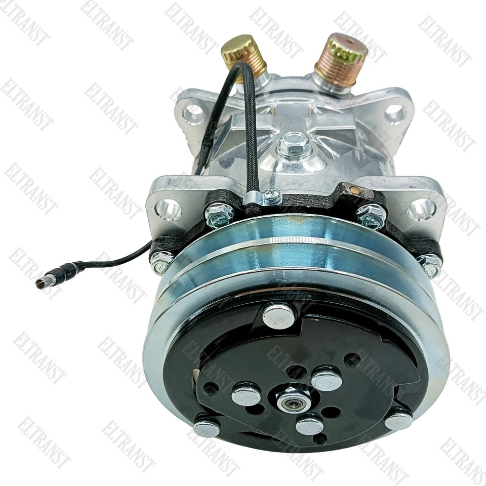 12V Sanden SD5H09 A/C Compressor 345-4547 for Caterpillar 259D 279D ...