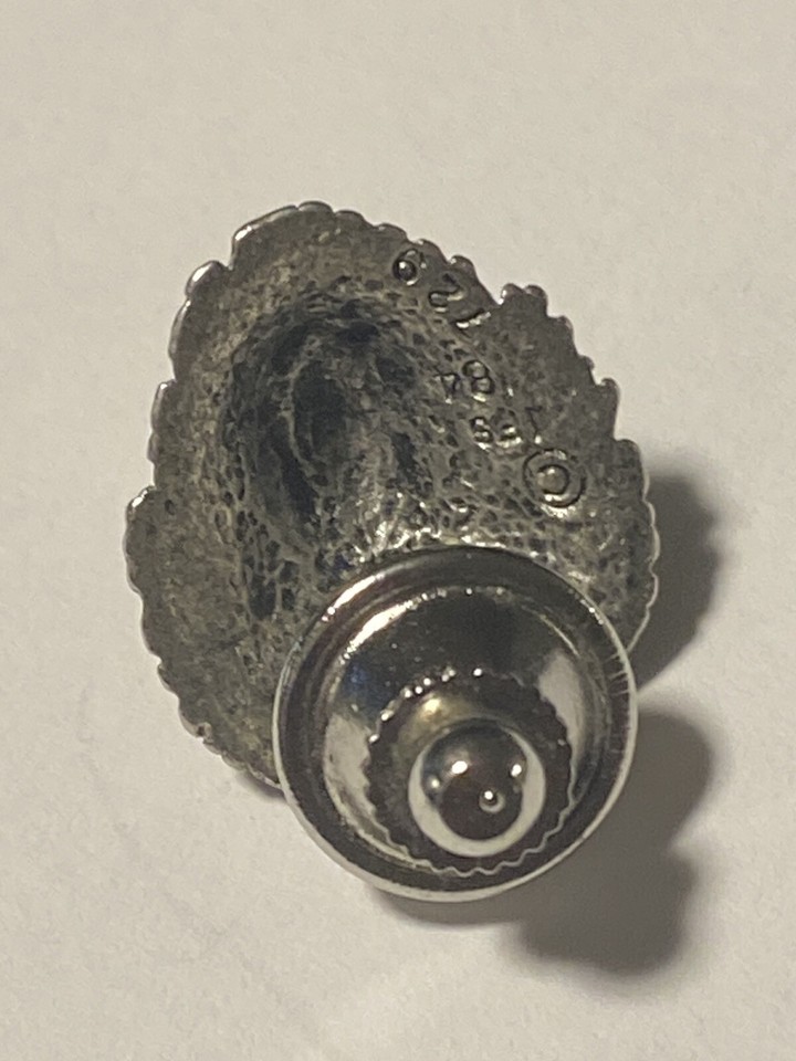 '84 IFS Lion Head Pewter Tie Tack Lapel Pin 3D Israel Freeman & Sons ...