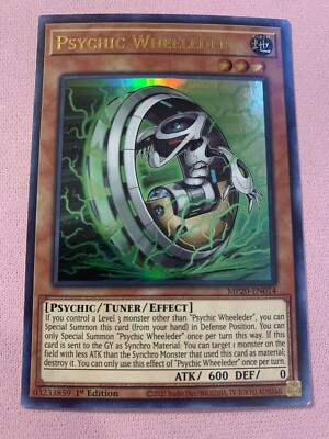 Yu-Gi-Oh! Psychic Wheeleder MP20-EN014 Ultra Rare 1st Ed Near Mint | eBay