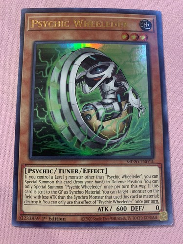 Yu-Gi-Oh! Psychic Wheeleder MP20-EN014 Ultra Rare 1st Ed Near Mint | eBay