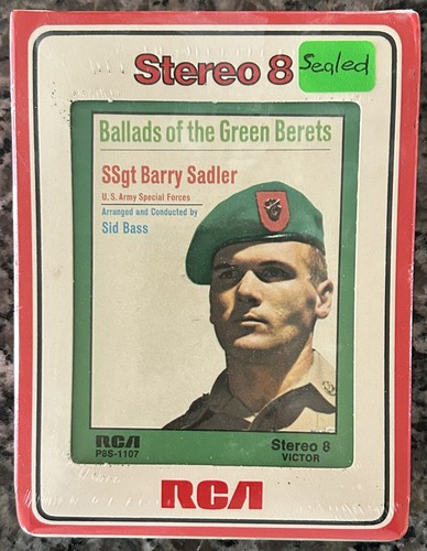 SSgt. Barry Sadler - Ballads Of The Green Berets 8-track tape - Factory ...