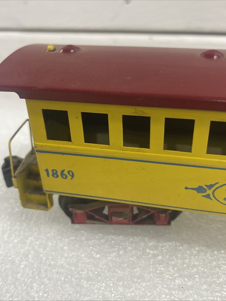 Vintage Thomas Industries O Scale Pioneer Days #1869 Passenger Coach ...