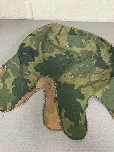 Original Vietnam War M1 Helmet Cover Mitchell Pattern Reversible Maker ...