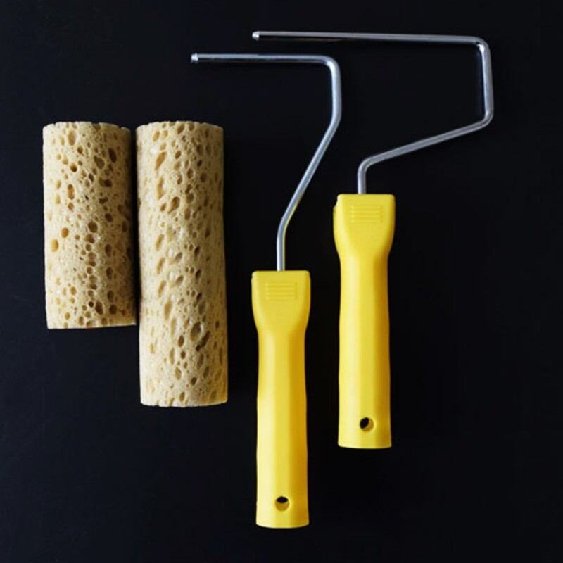 Texture Sponge Roller Brush Diameter 4.8cm/1.89 Inch for Art Paint ...