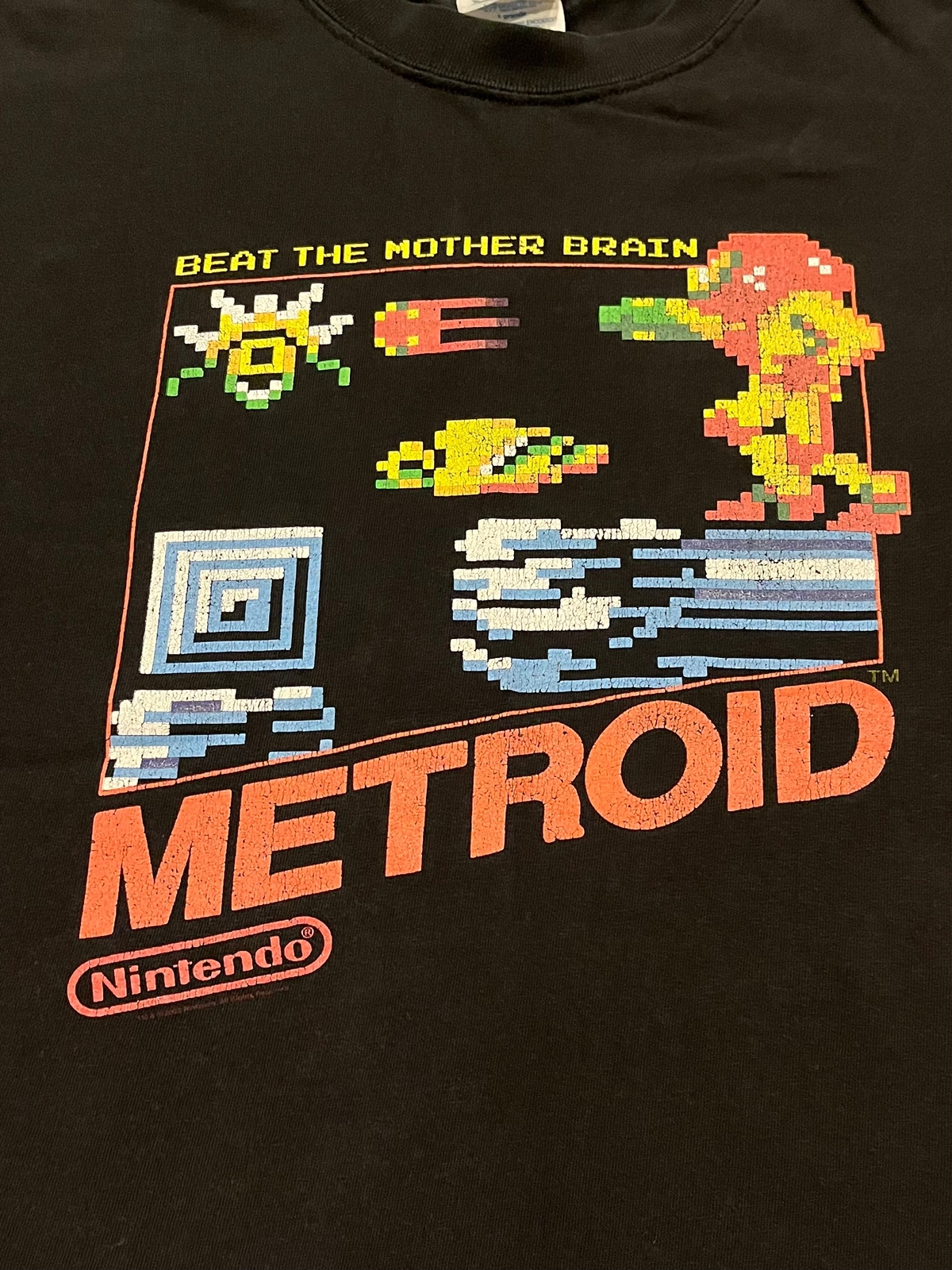 Vintage Nintendo NES Metroid Shirt - Gem