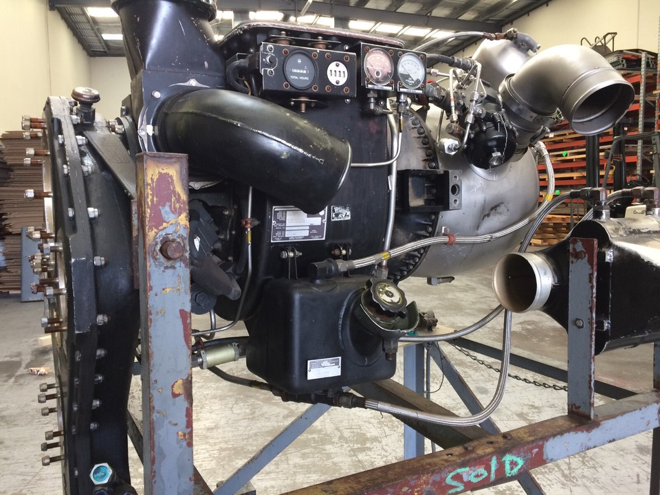 Garrett Airesearch GTCP85-102 gas turbine engine AC AND DC GENERATORS ...