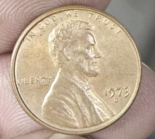 1973 D Red Copper Penny Many Errors Nice Penny To Have Lincoln Eye ...
