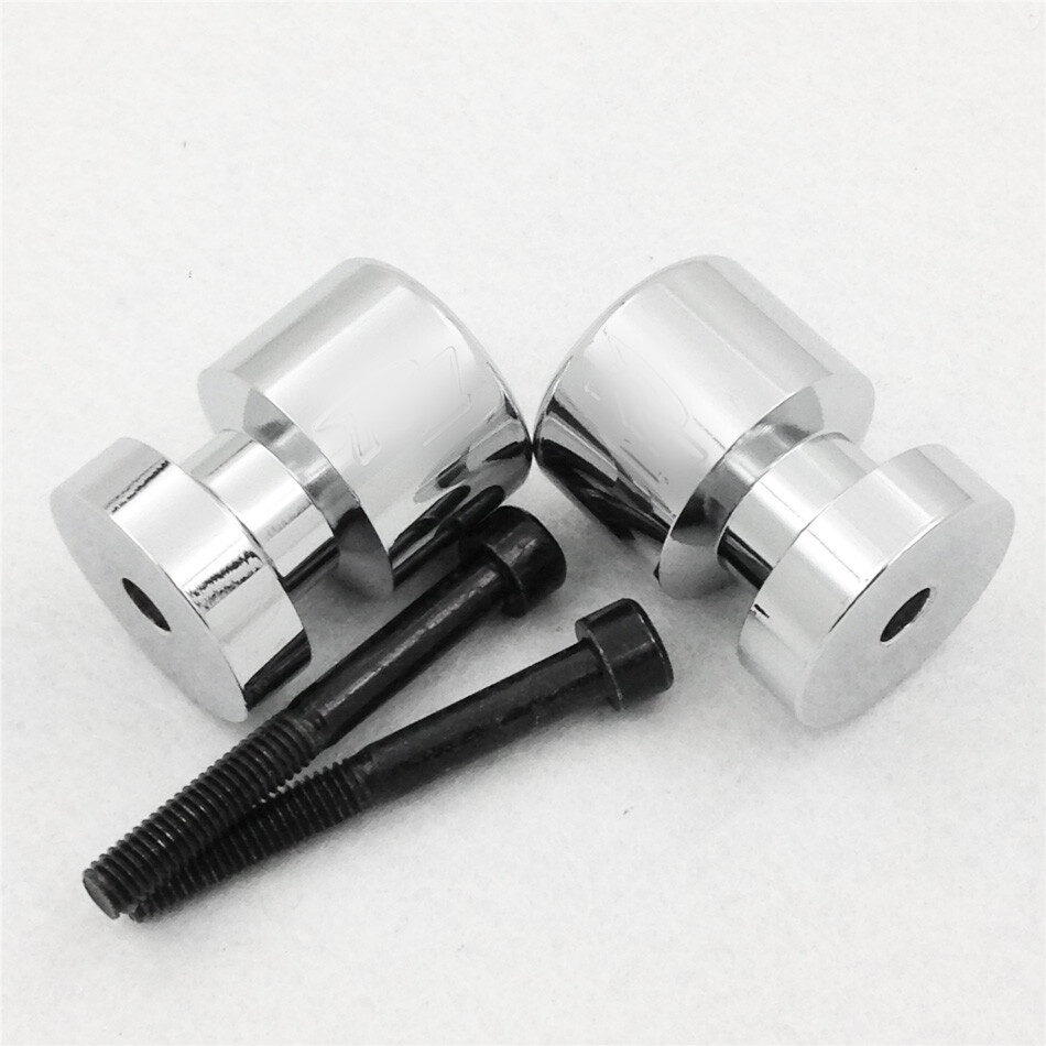 Chrome Swingarm Spools "R1" 6mm For Yamaha R1 YZF-R1 98-15/ Yamaha FZ-1 ...