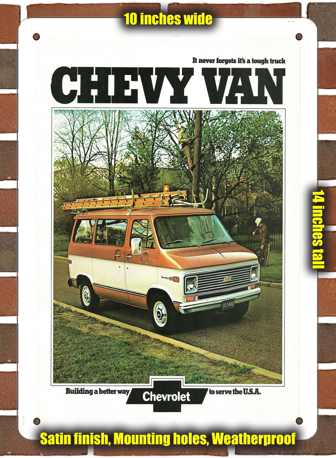 Metal Sign - 1974 Chevrolet Van | eBay