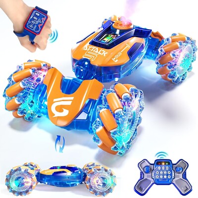 2.4Ghz Hand Controlled Remote Control Car with LED Light and Music, 4WD ...