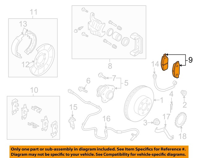 Nissan D40604CU2A Genuine OEM Brake Pads for sale online | eBay